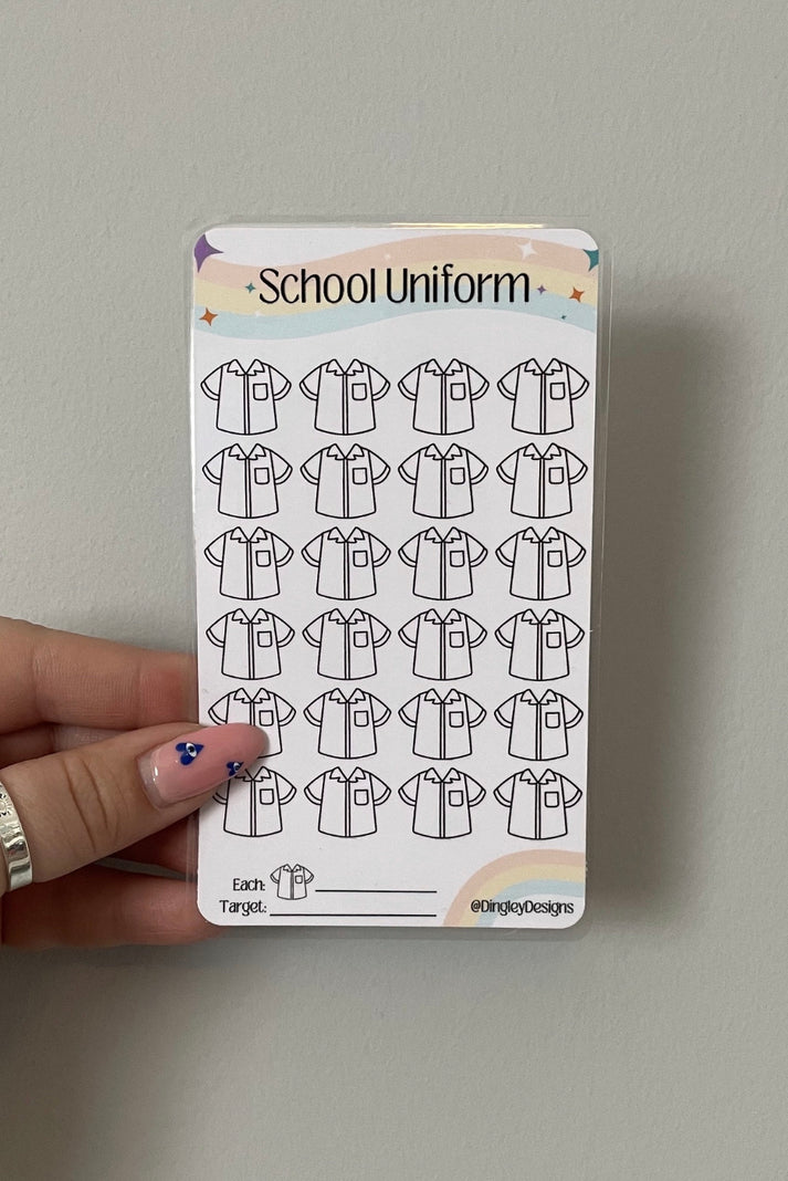 School Uniform Tracker – Dingley Designs