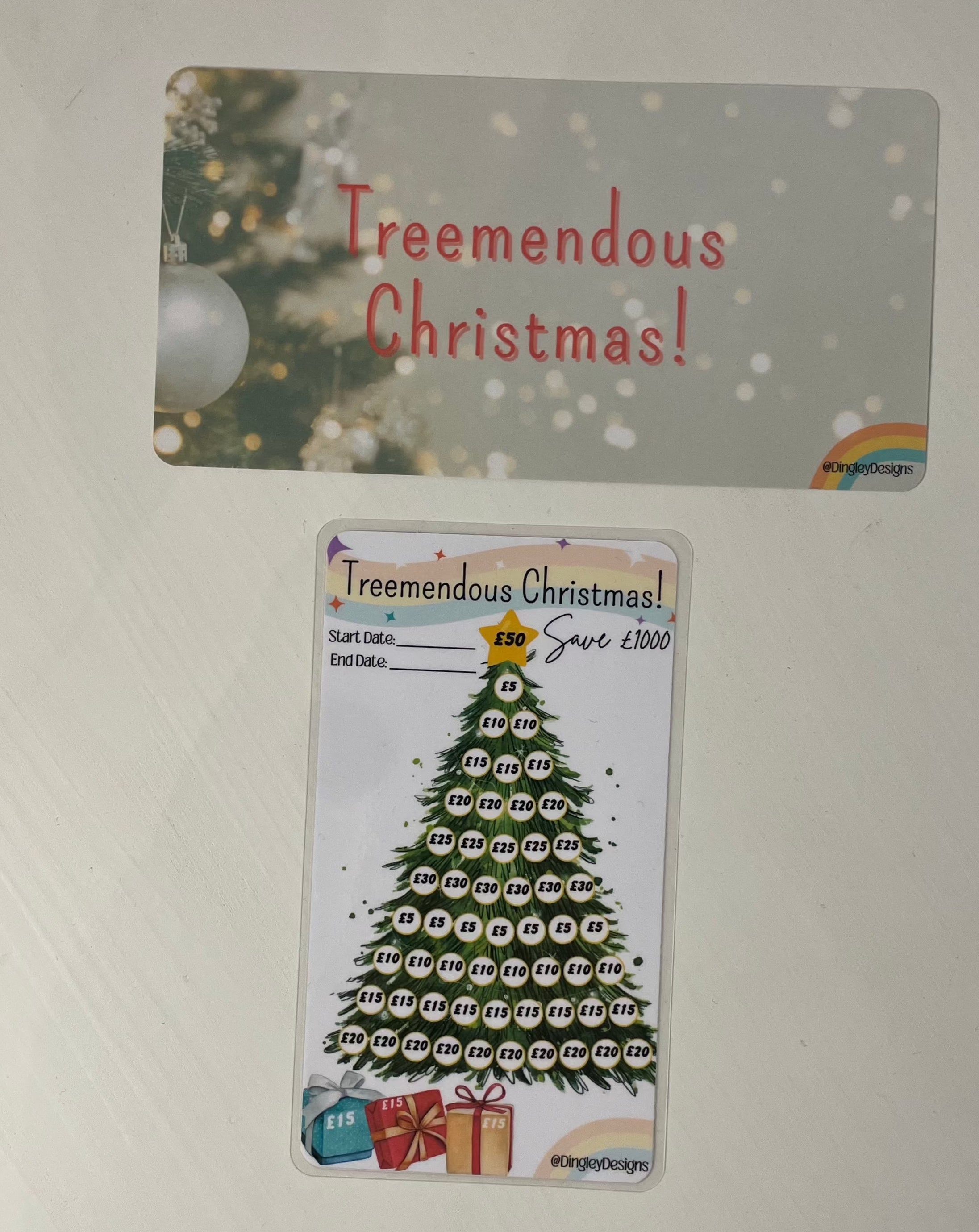 Treemendous Christmas Savings Tracker – Dingley Designs