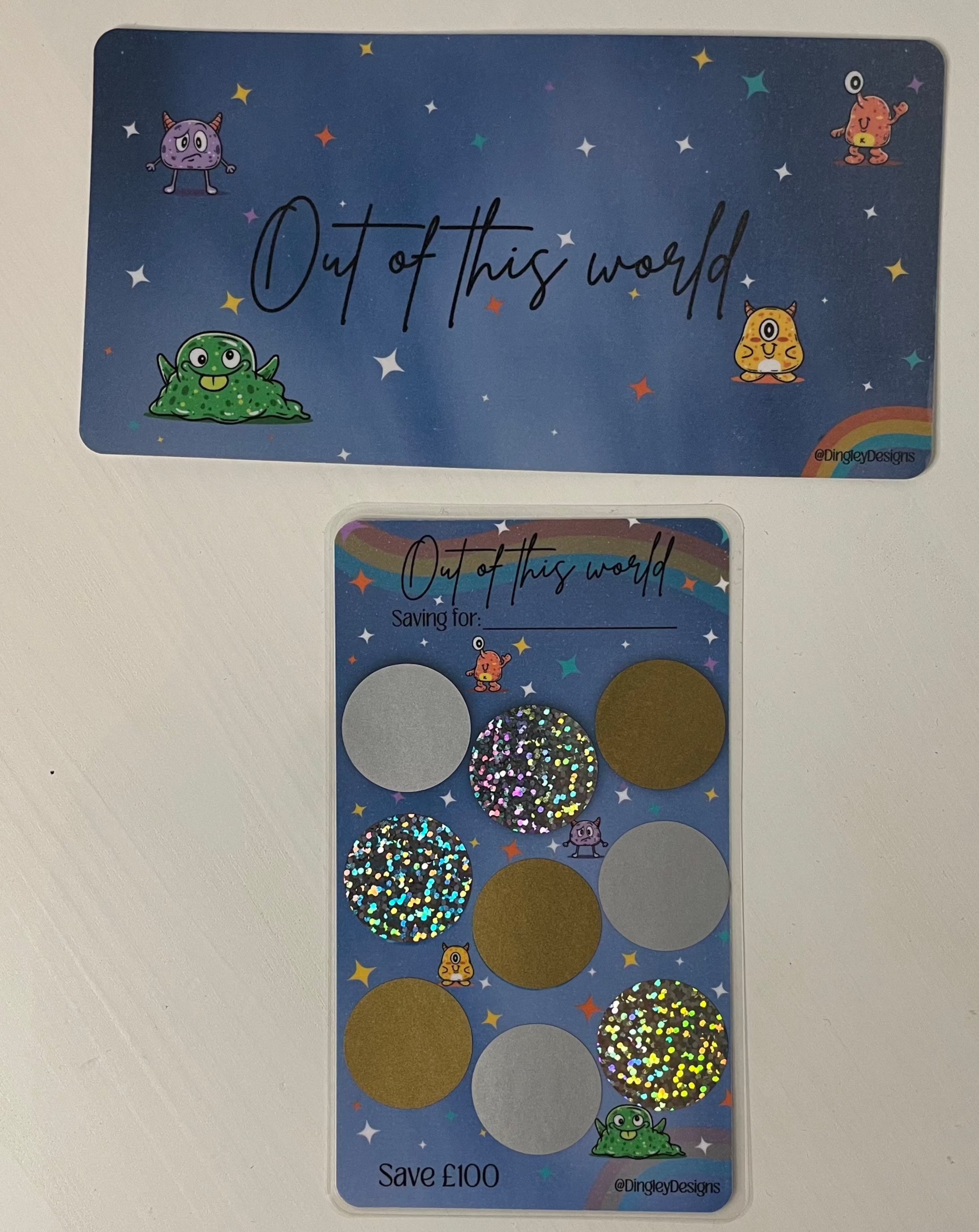 Out of this world, Scratch off Tracker – Dingley Designs